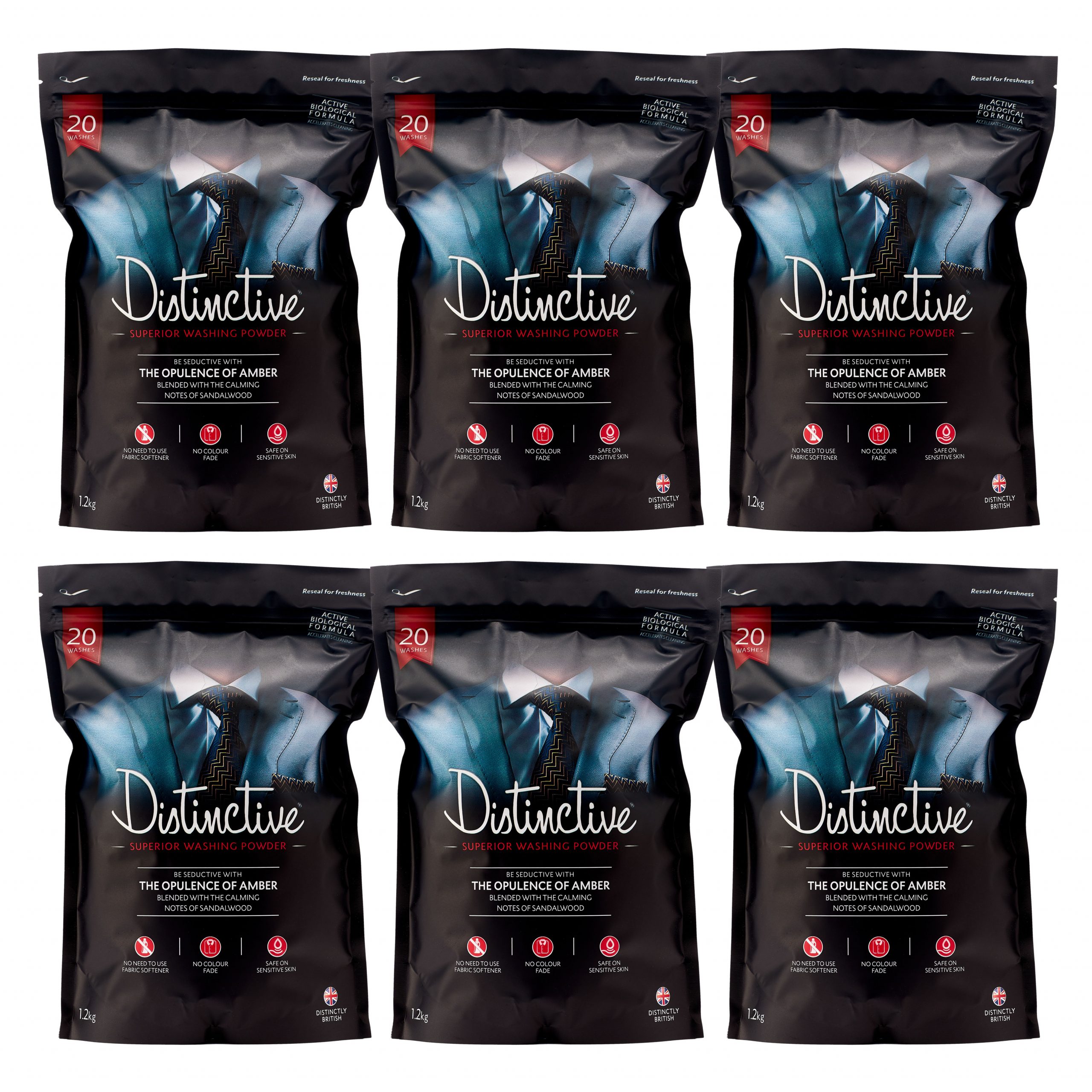 Distinctive Washing Powder 6 Packs Case Size Luxury - Distinctive Wash
